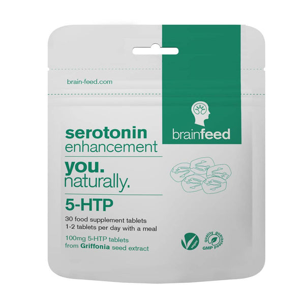 brain feed ltd - Serotonin Enhancement - 5-HTP 100mg 30 Tablets – Re:Mind Studio