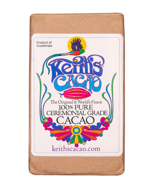Keith's Cacao 100% Pure Ceremonial Grade Cacao - 6oz/170g bar – Re:Mind ...